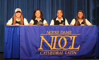 Four NDCL Athletes Sign | Geauga County Maple Leaf