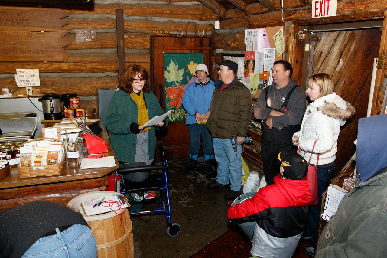 Frozen Sap Anyone? | Geauga County Maple Leaf