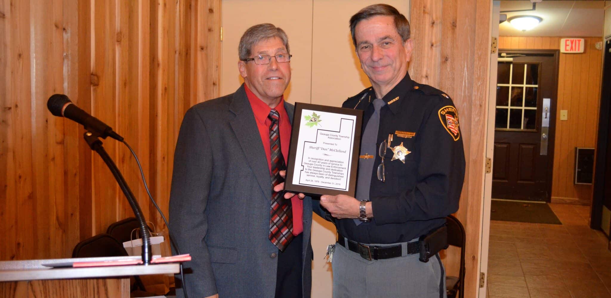 County Honors Sheriff for Four Decades of Service | Geauga County Maple ...