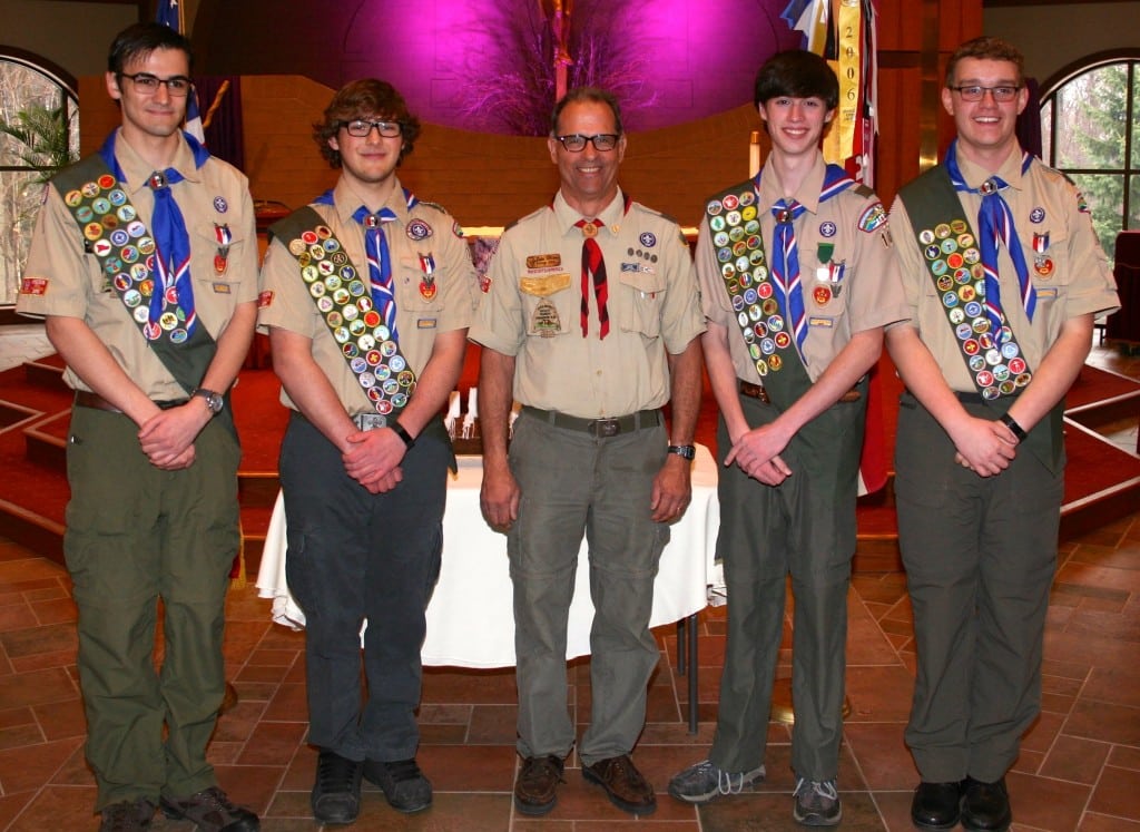 Boy Scout Troop 102 Welcomes Four New Eagle Scouts | Geauga County ...
