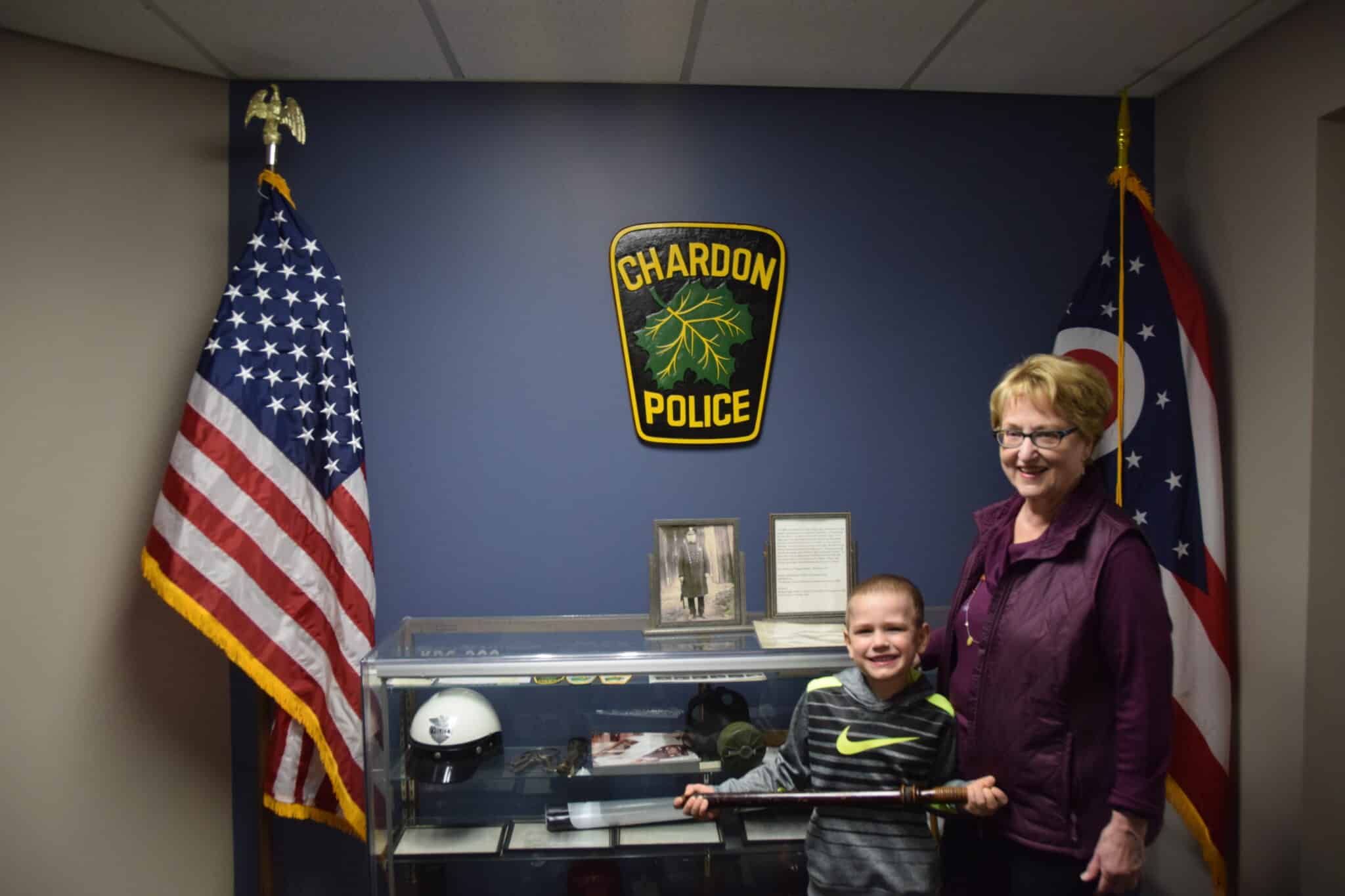 Chardon Police Receive Donation of Historic Night Stick | Geauga County ...