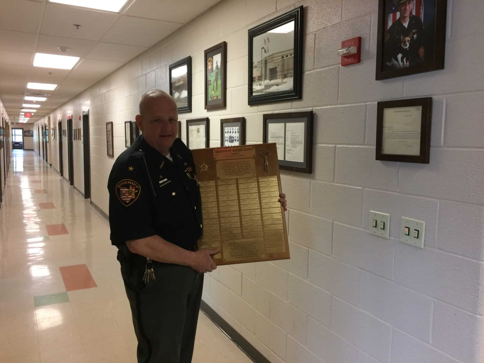 New Sheriff Wall of History Regales Passersby with Memorabilia | Geauga ...