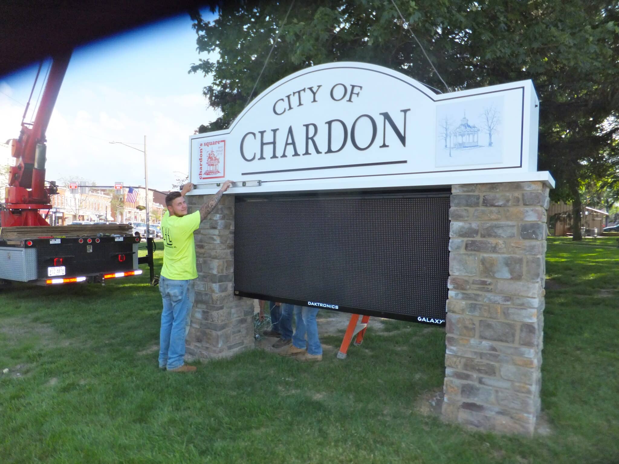 New Sign for Chardon City | Geauga County Maple Leaf
