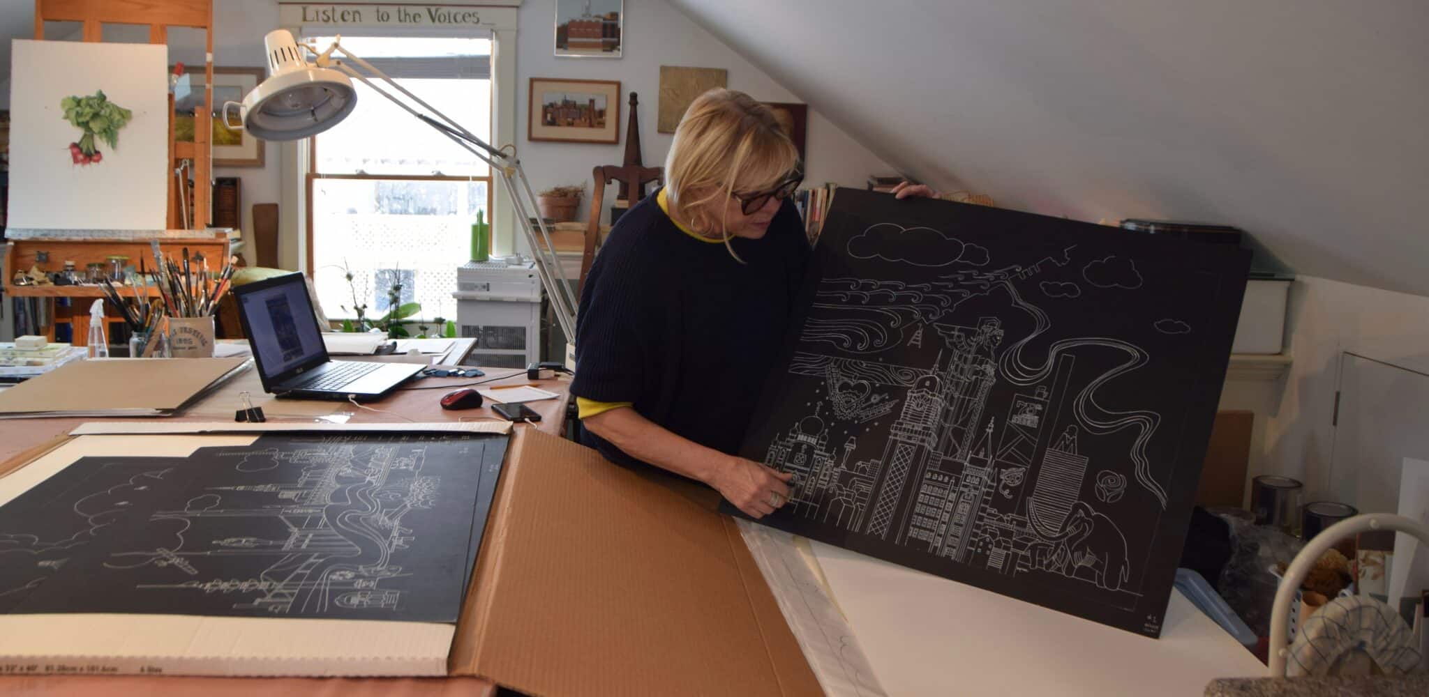 Chardon Artist Paints Her Way into Cleveland History | Geauga County ...