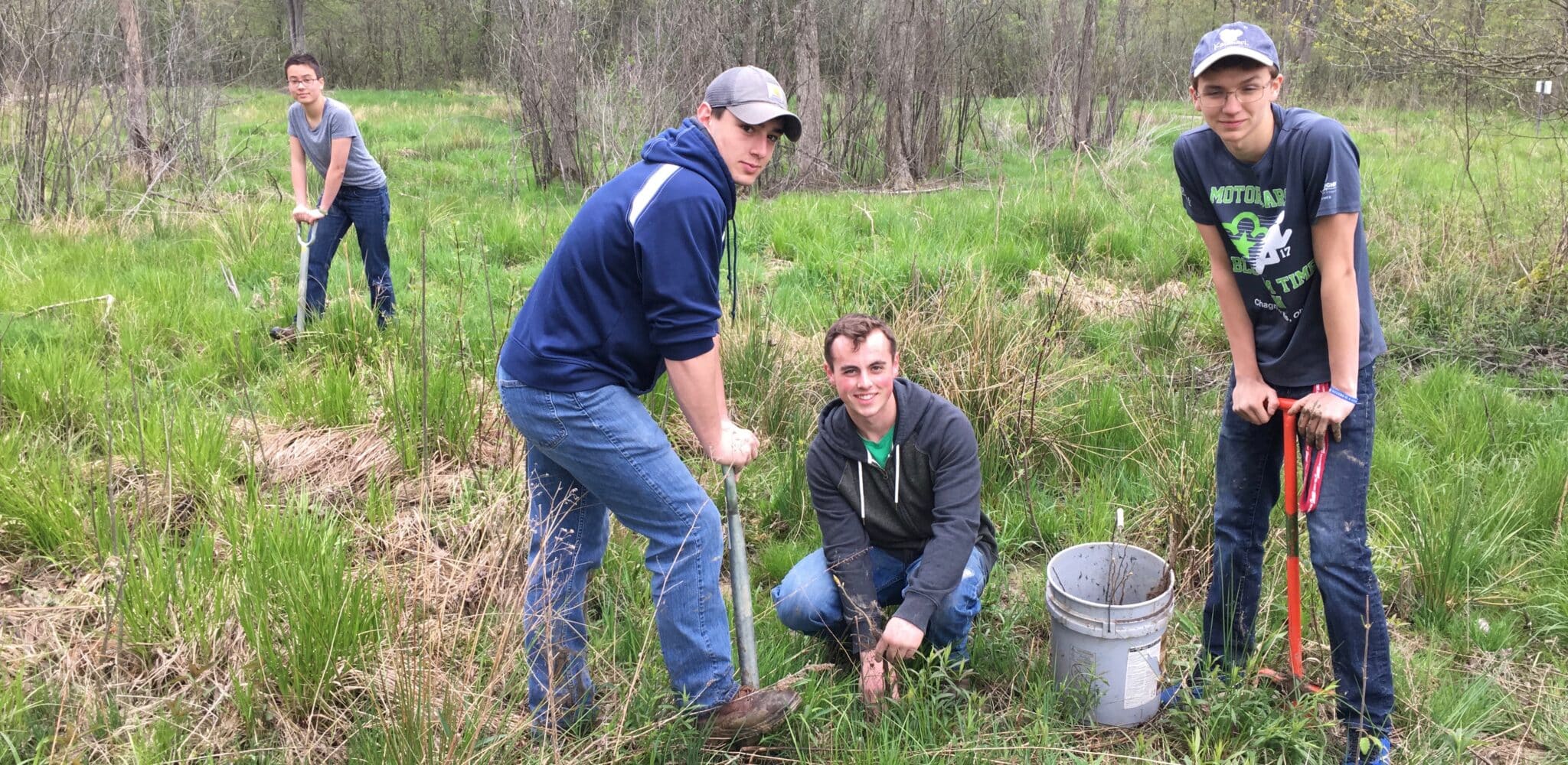 Students Help Plant Seedlings | Geauga County Maple Leaf