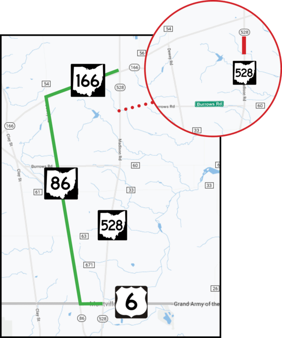 Route 528 to Close for 28 Days | Geauga County Maple Leaf