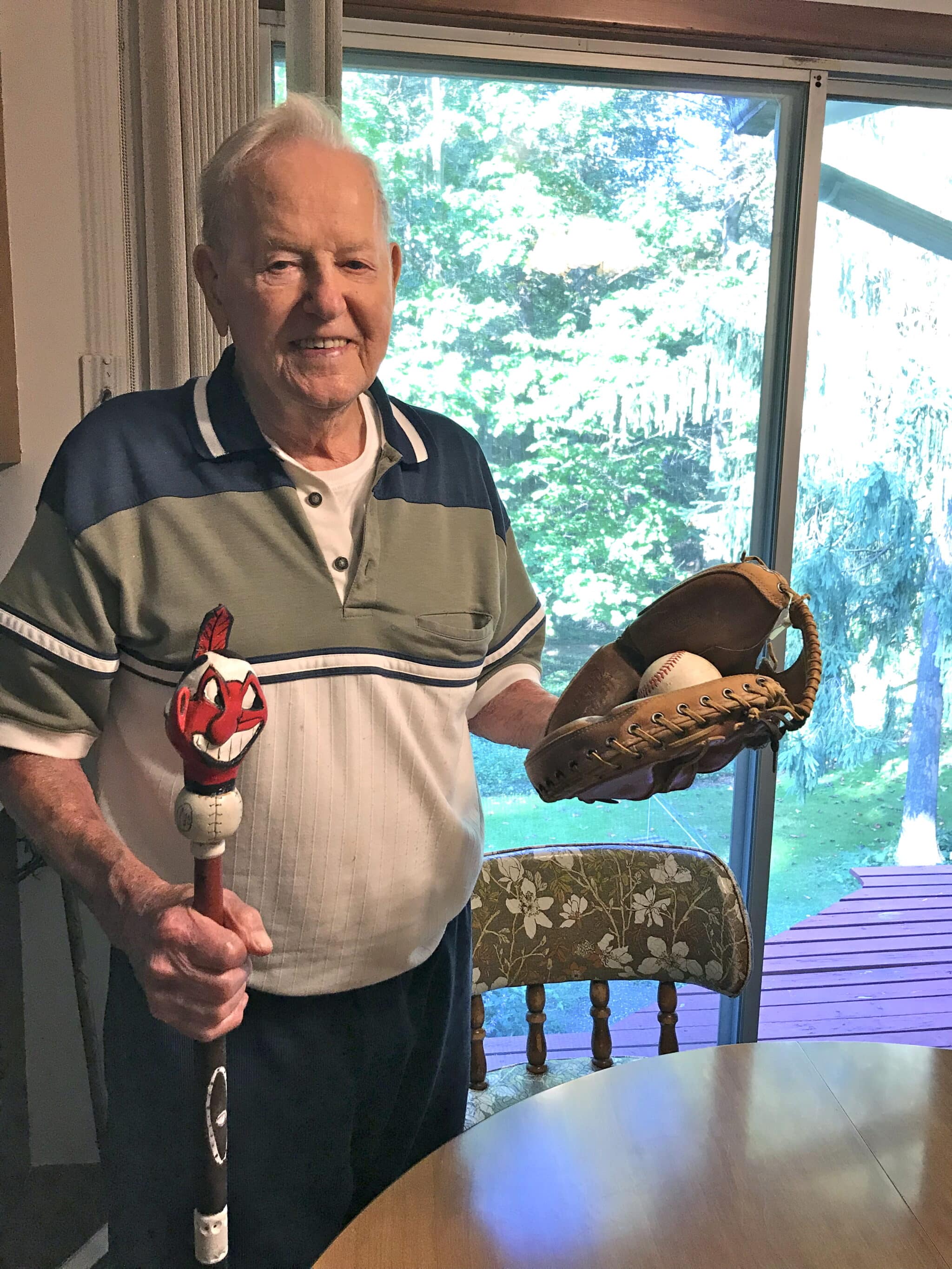 Tony Roman, 99, Pitches at Indians Game | Geauga County Maple Leaf