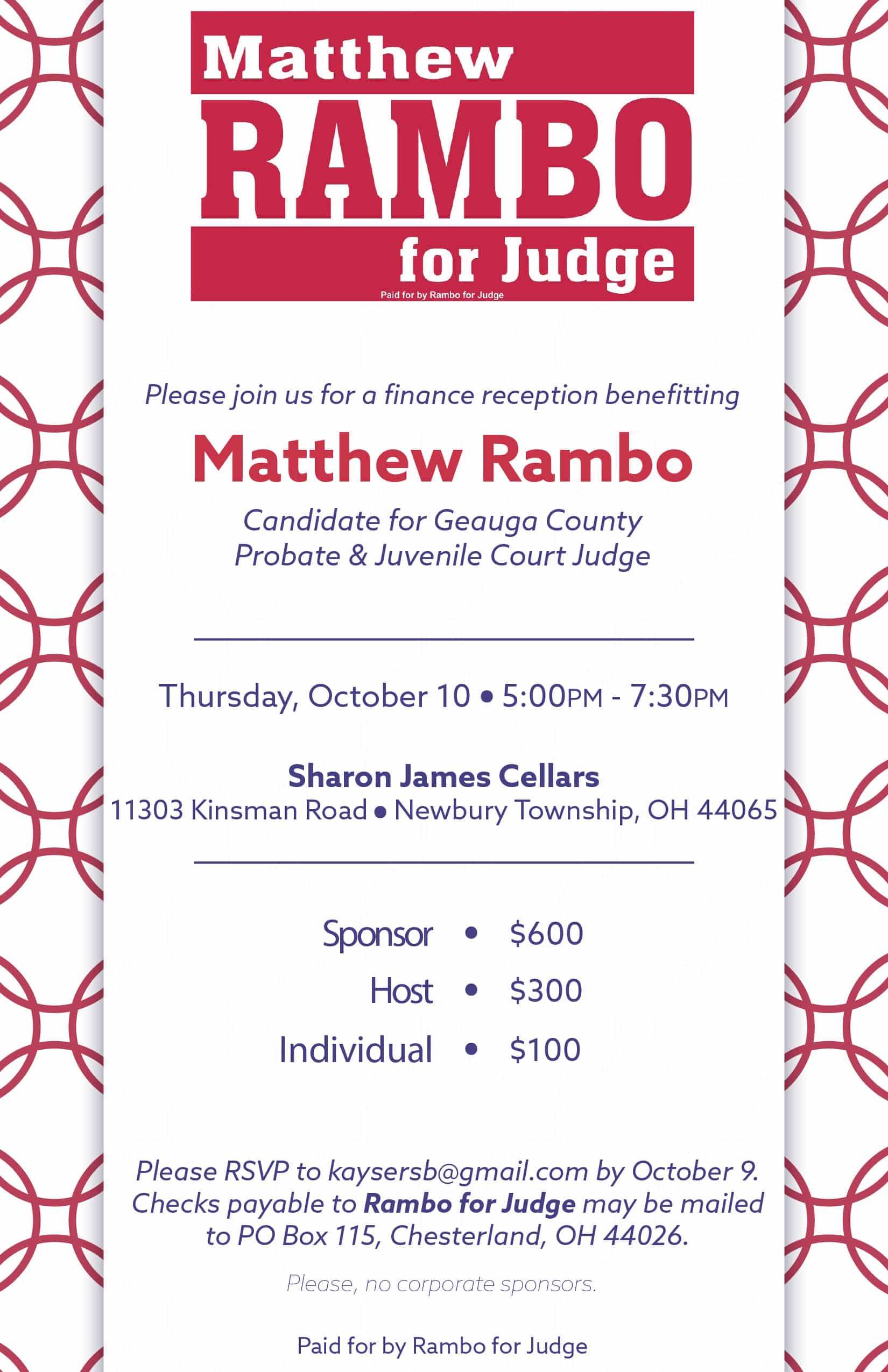 Rambo to Challenge Grendell for Probate/Juvenile Court Judge | Geauga ...