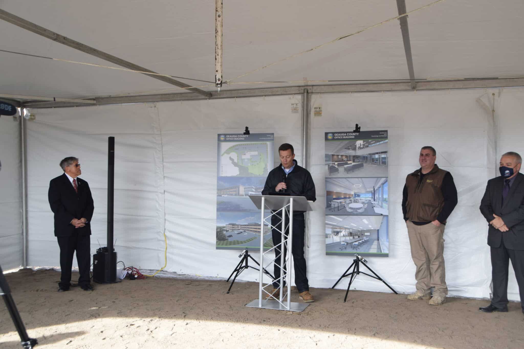 Geauga County Breaks Ground on New Building | Geauga County Maple Leaf