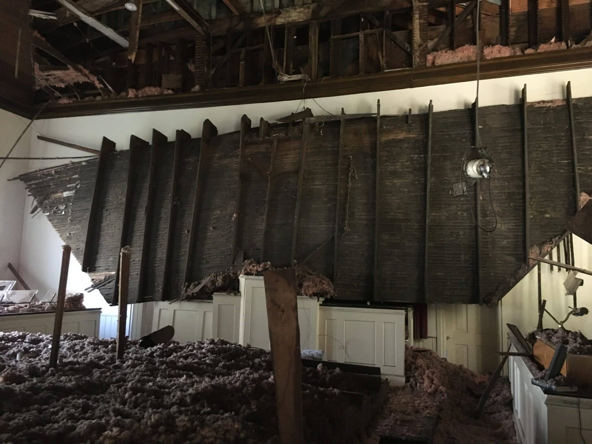 Historic Church Maintains Strong Foundation Despite Ceiling Collapse ...