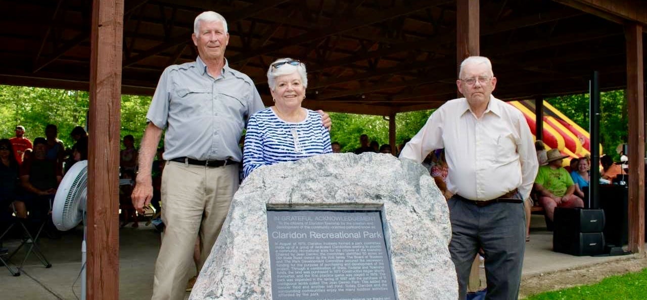 Founders of Claridon Recreational Park Celebrated | Geauga County Maple ...