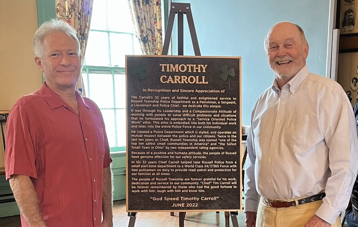 Carroll Honored for 32 Years of Pro-Community Service | Geauga County ...