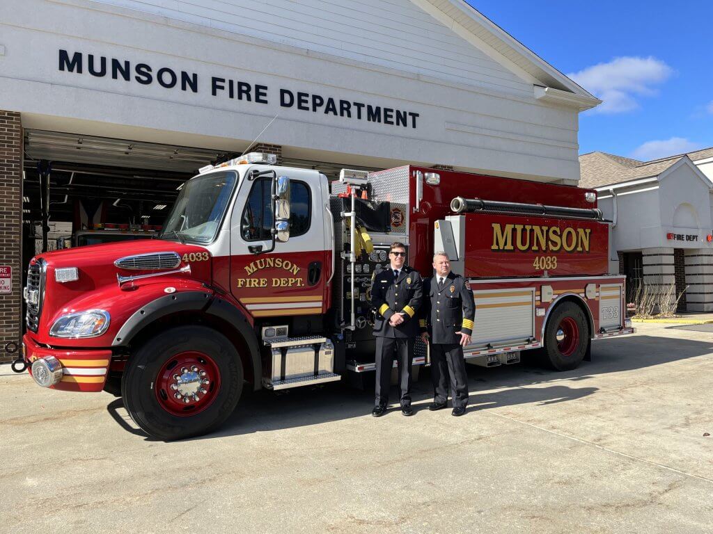 Munson FD Fills its Fleet with New Pumper | Geauga County Maple Leaf