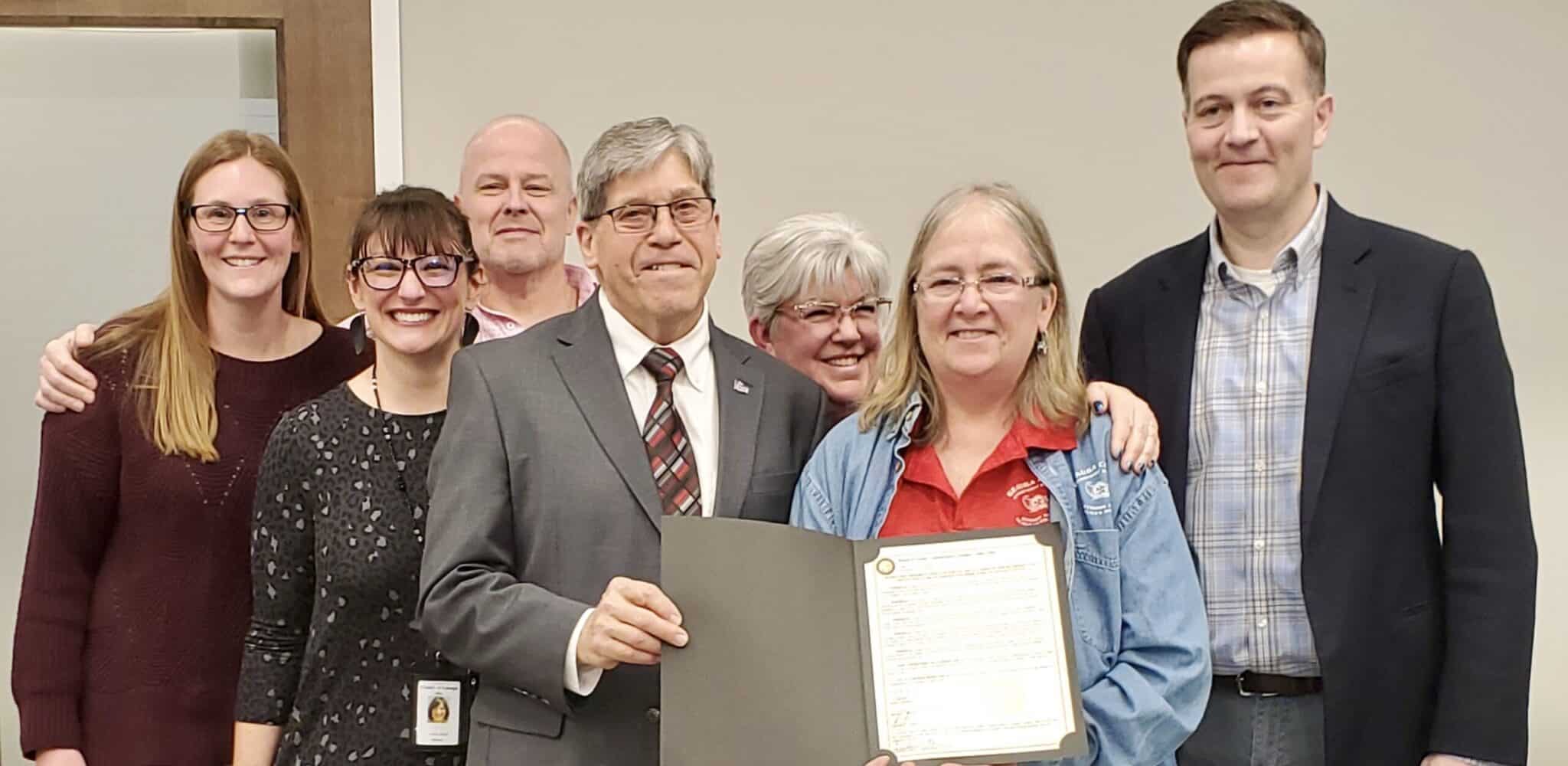 Commissioners Honor 21-Year Employee’s Retirement | Geauga County Maple ...