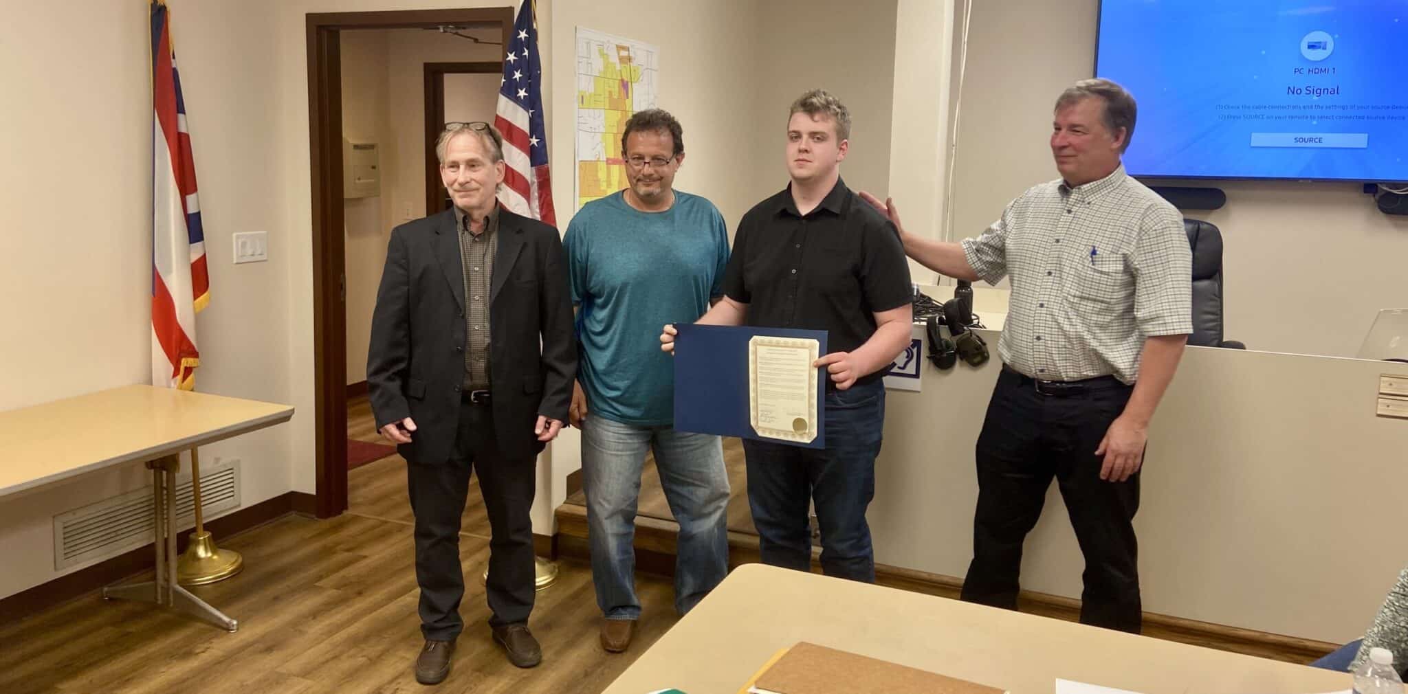 Chester Trustees Recognize Orloski’s Courageous Actions | Geauga County ...