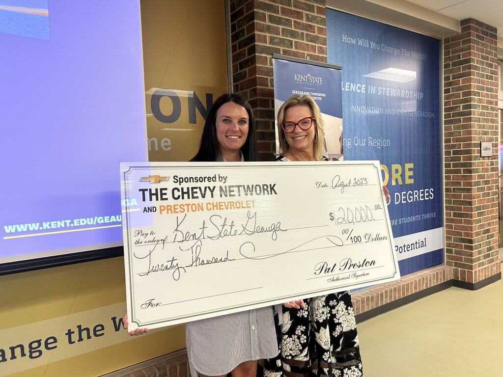 Preston Donates to KSU-Geauga | Geauga County Maple Leaf