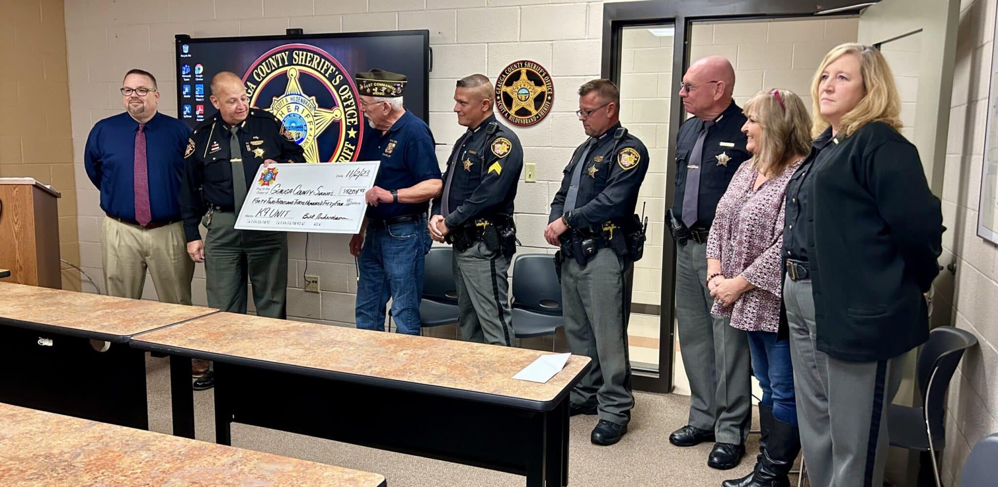 Chardon VFW Raises $42K for Sheriff’s K-9 Unit | Geauga County Maple Leaf