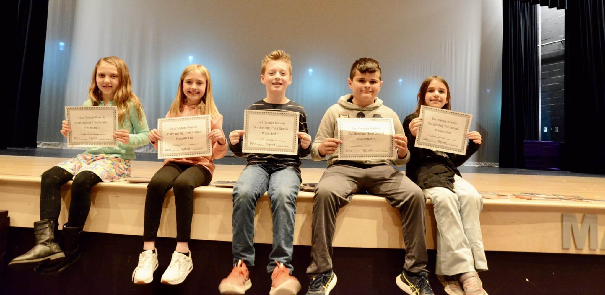 East Geauga Kiwanis Honors Outstanding Third-Graders | Geauga County ...