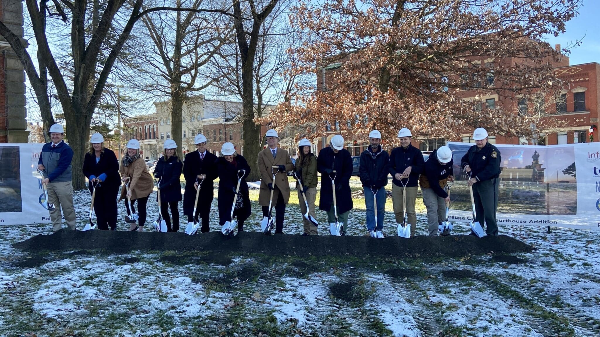 W/VIDEO County Officials Break Ground On Courthouse Addition | Geauga ...