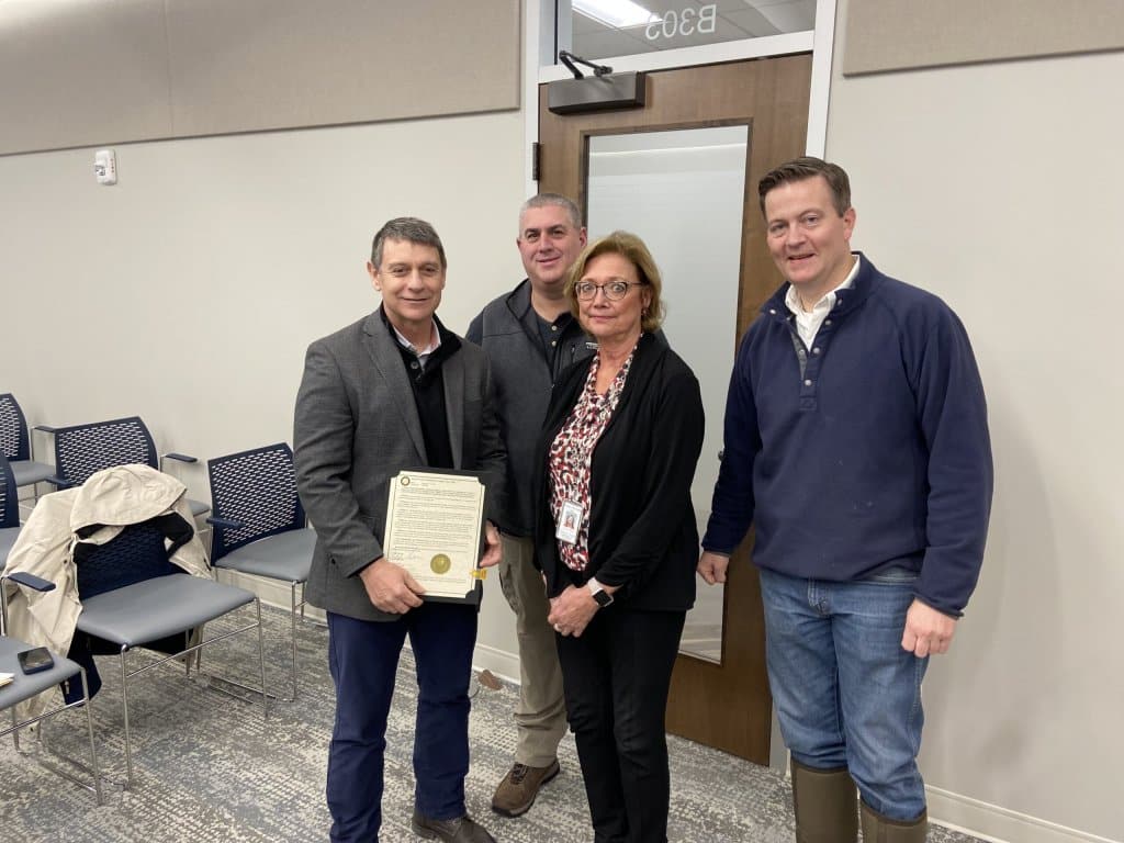 County Commissioners Honor Keserich | Geauga County Maple Leaf