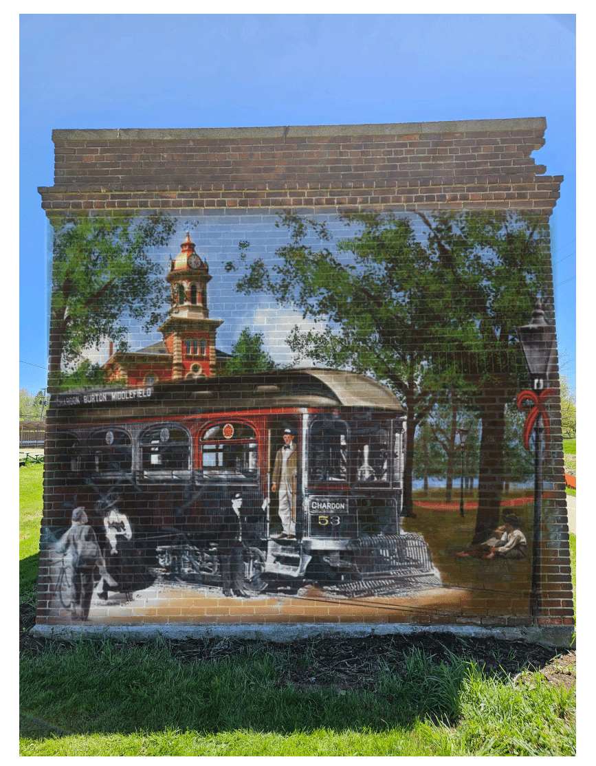 New Train Murals Steam into Chardon | Geauga County Maple Leaf