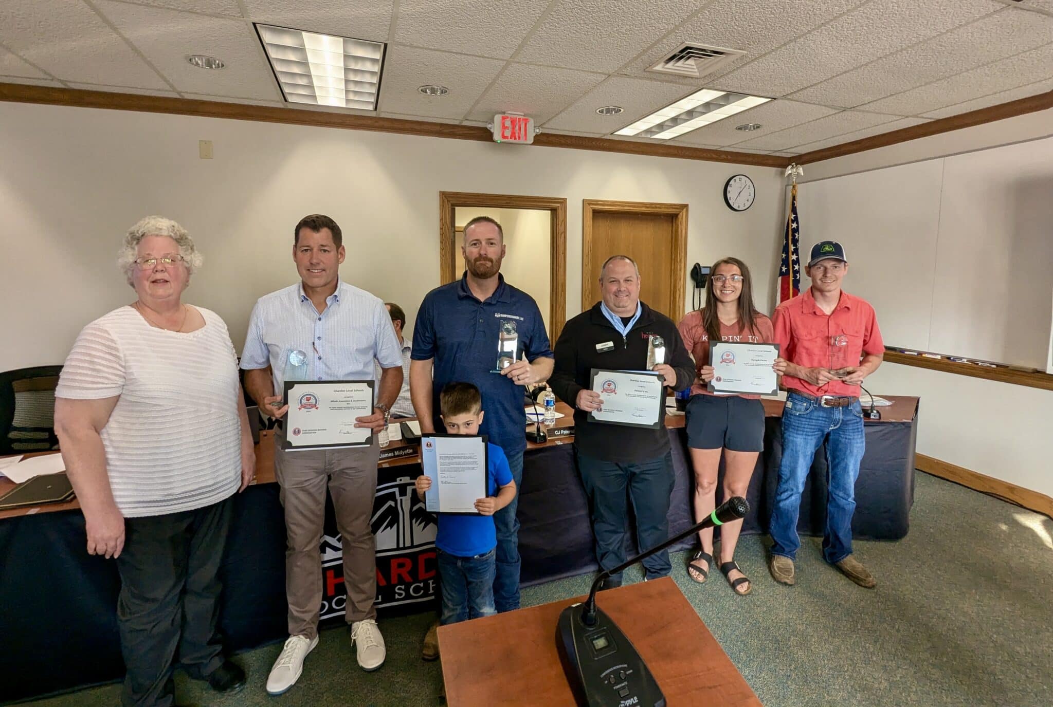Chardon BOE Honors Businesses, Welcomes New Admins | Geauga County ...