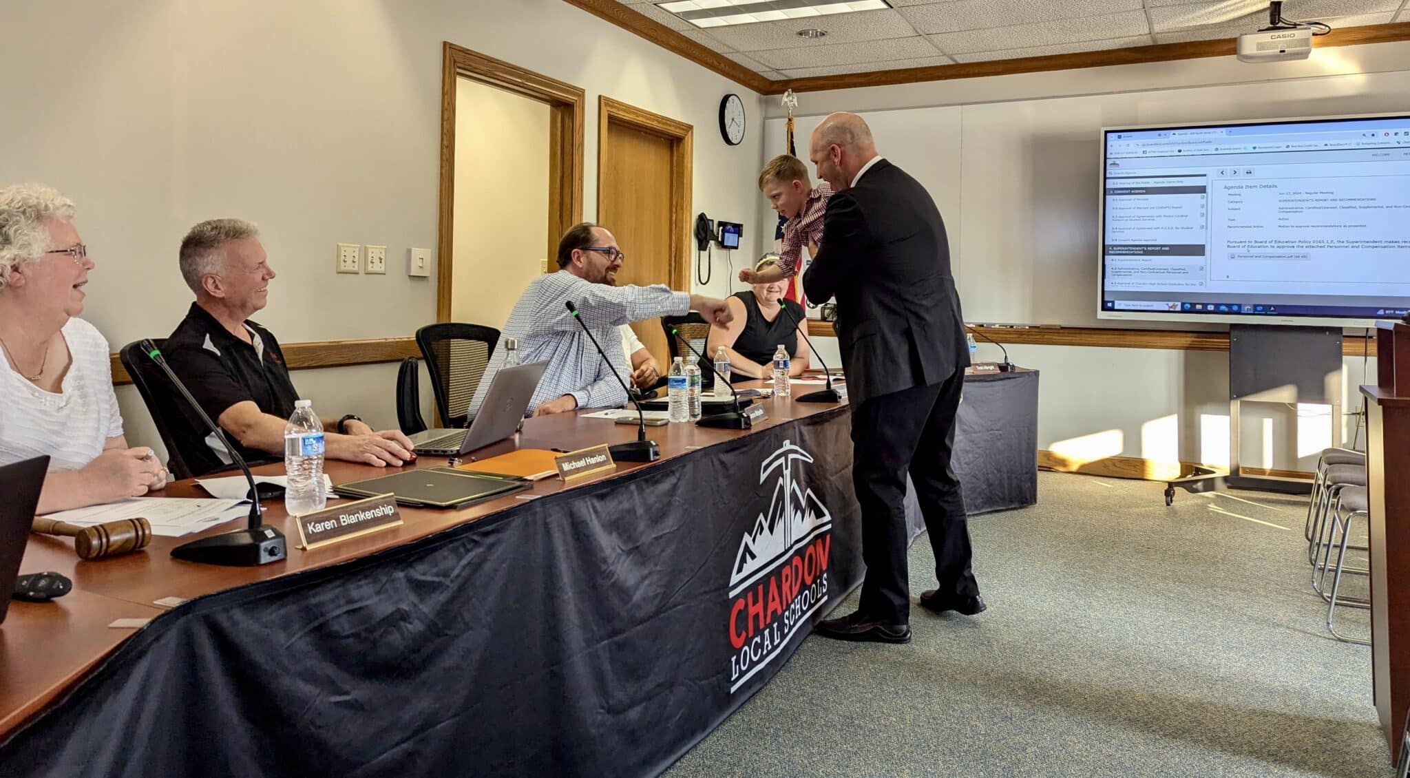 Chardon BOE Honors Businesses, Welcomes New Admins | Geauga County ...