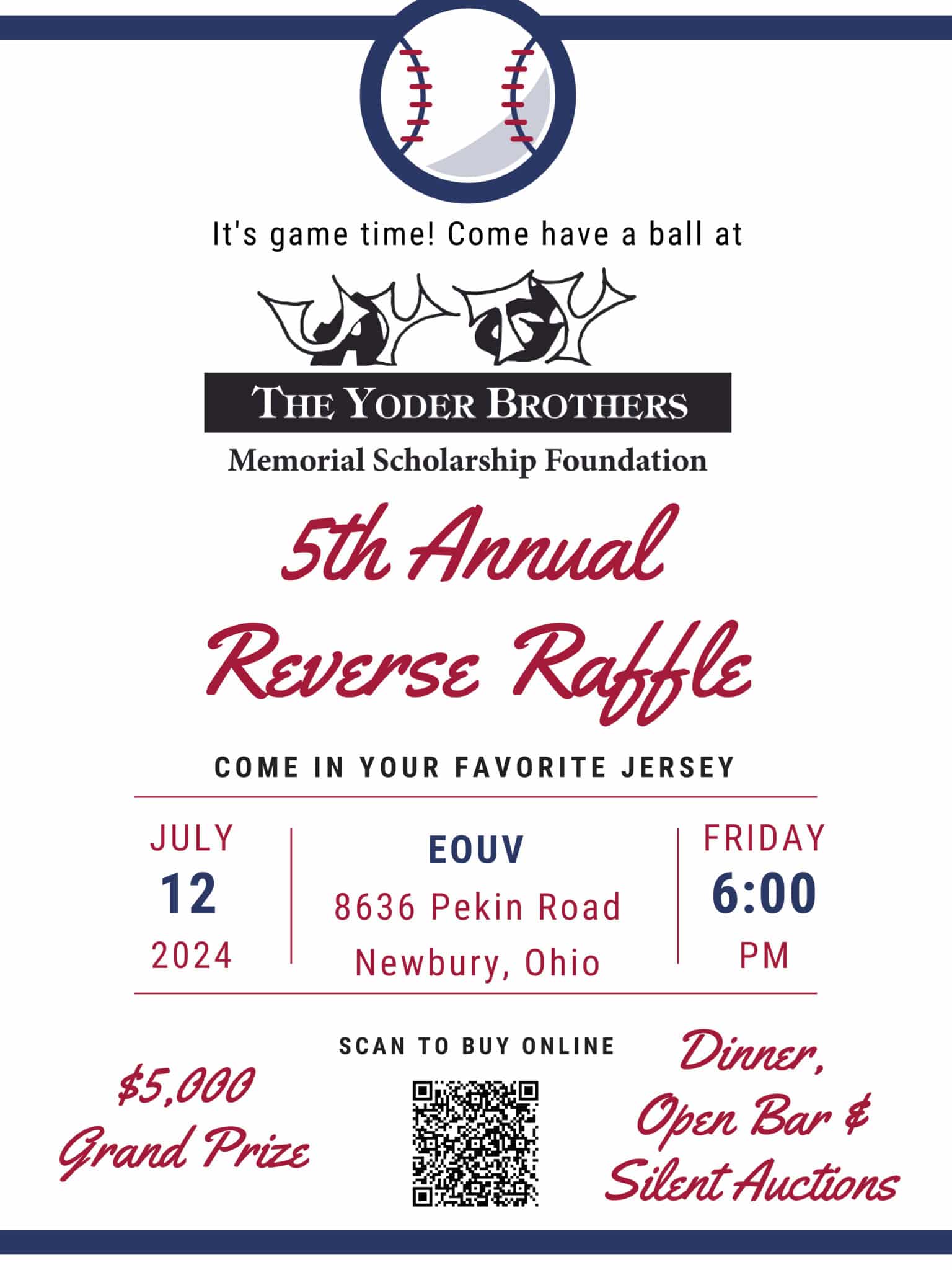 5th Annual Reverse Raffle to Benefit Yoder Brothers Foundation | Geauga County Maple LeafGeauga ...