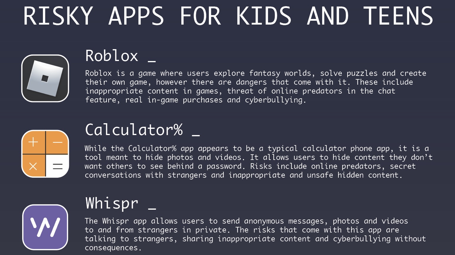 Parents Beware … Sheriff’s Office Highlights Risky Apps for Kids ...