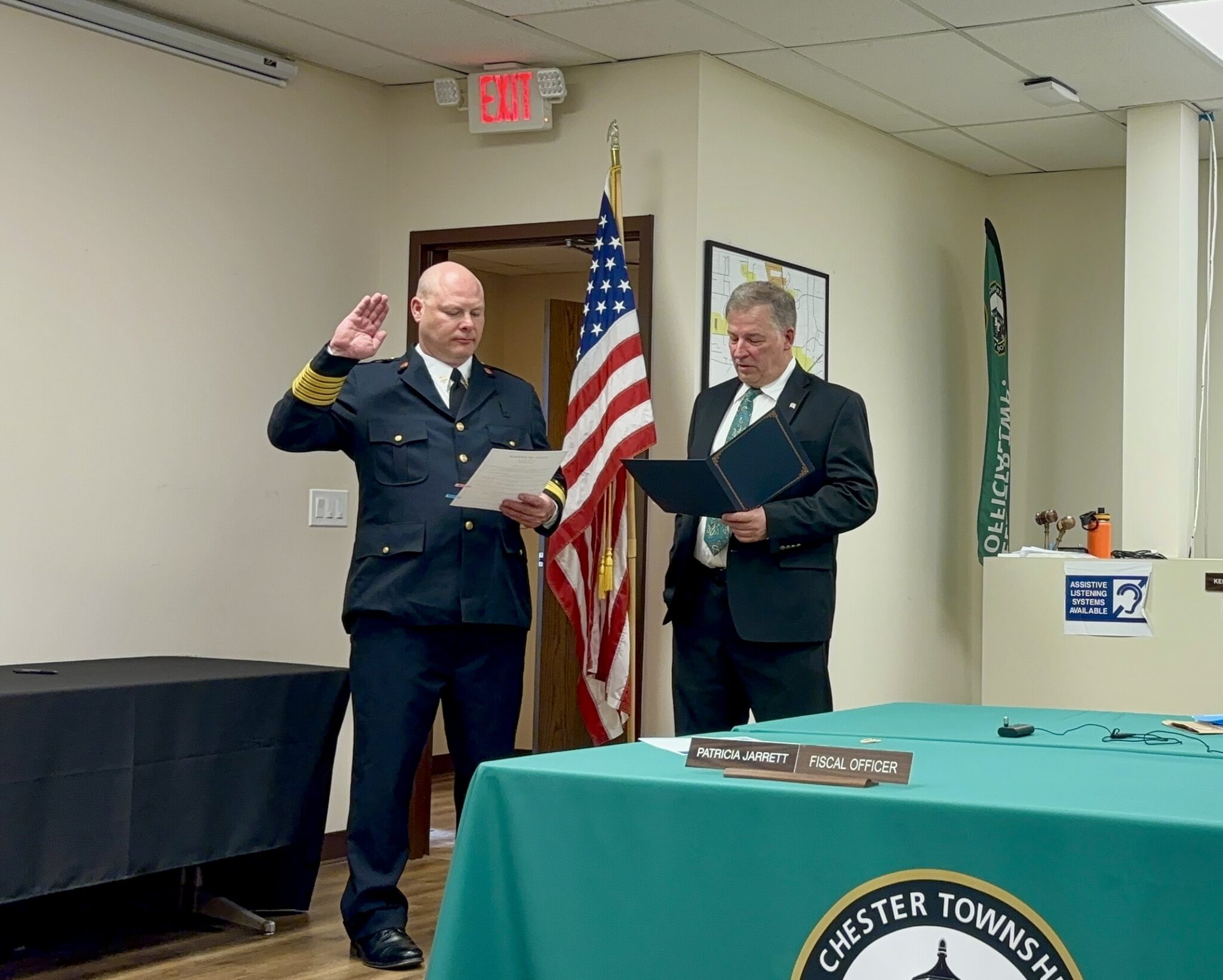 Nagy Sworn in As Chester Fire Chief | Geauga County Maple Leaf