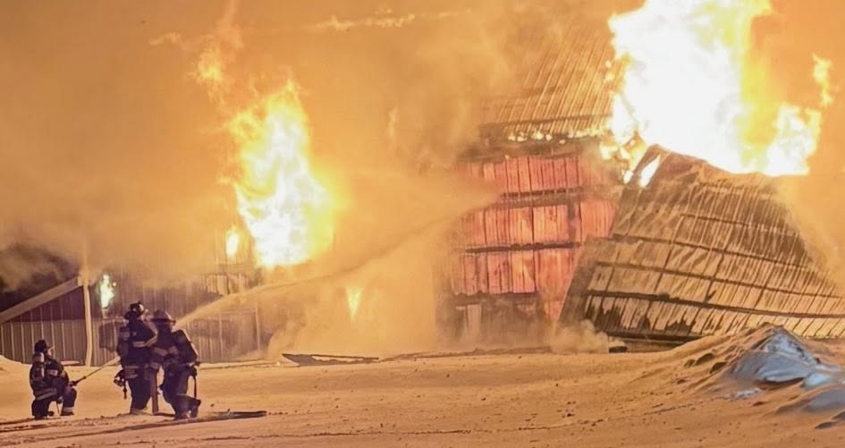 Firefighters Face Flames in Freezing Temperatures | Geauga County Maple ...